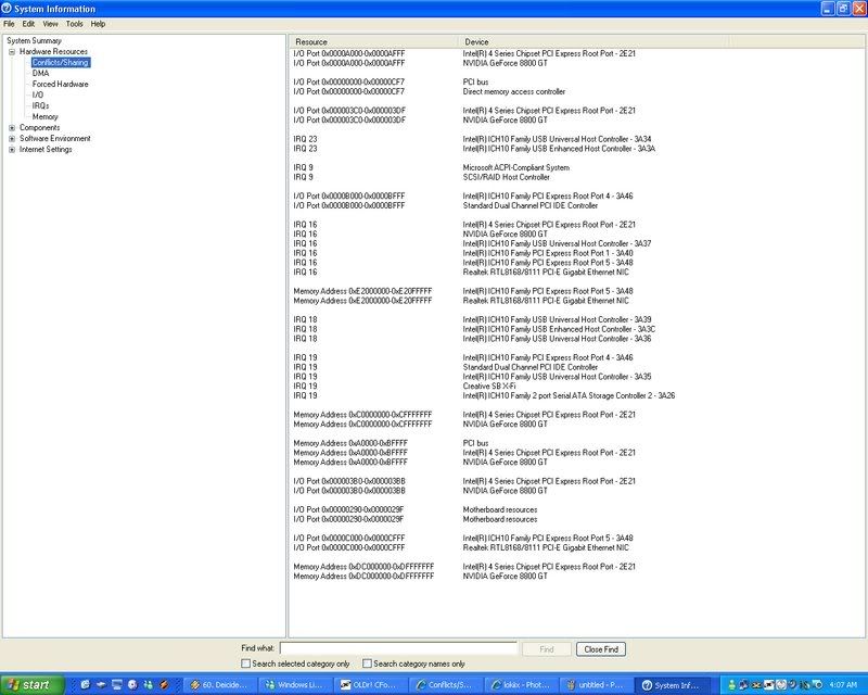 Conflicts/Sharing help | Overclock.net