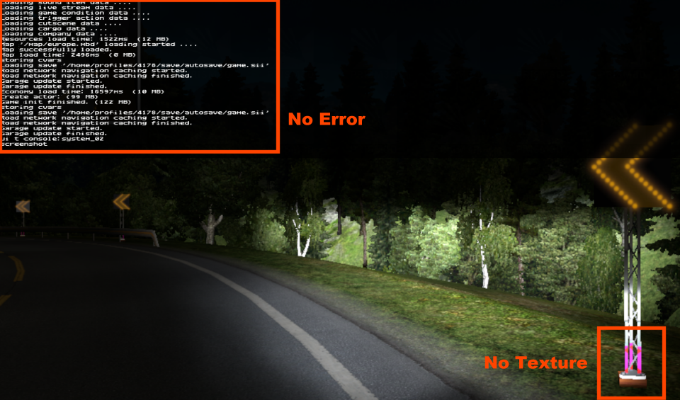 No Texture, But No Errors - SCS Software