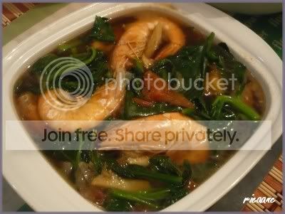 Malabar or Alugbati with Shrimps | Philq8 Foods