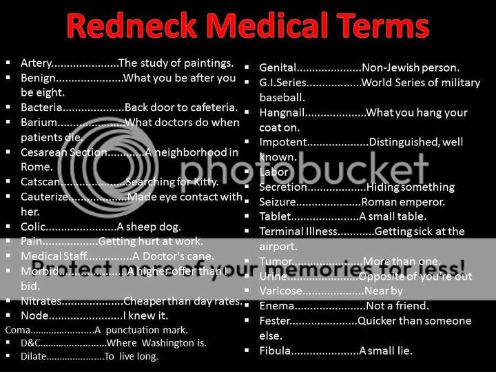 Medical Terminology Humor
