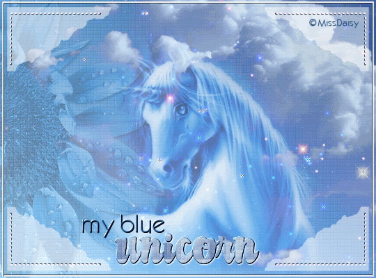 My blue unicorn (tutorial propio) | Diseño PSP