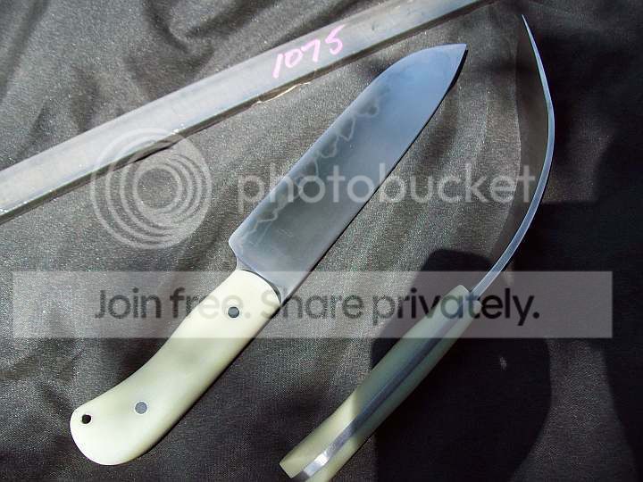 David Wesner - modified "Gus" model camp knife - WIP- Coop pics added ...
